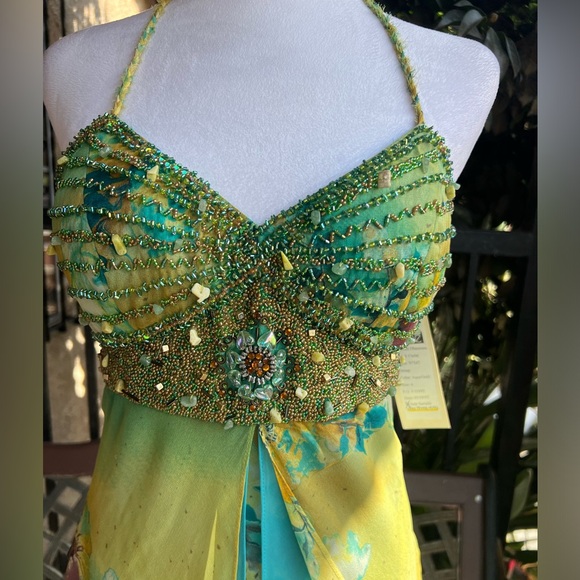 Sue Wong | Dresses | Vintage Sue Wong 0 Silk Y2k Dress | Poshmark